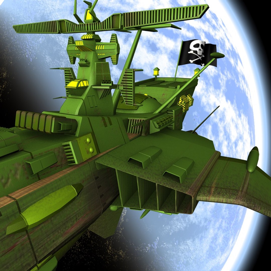 3dsmax Arcadia Spaceship Space