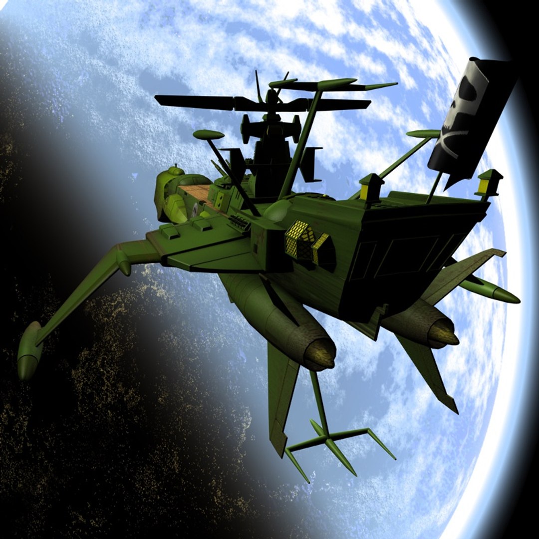 3dsmax Arcadia Spaceship Space