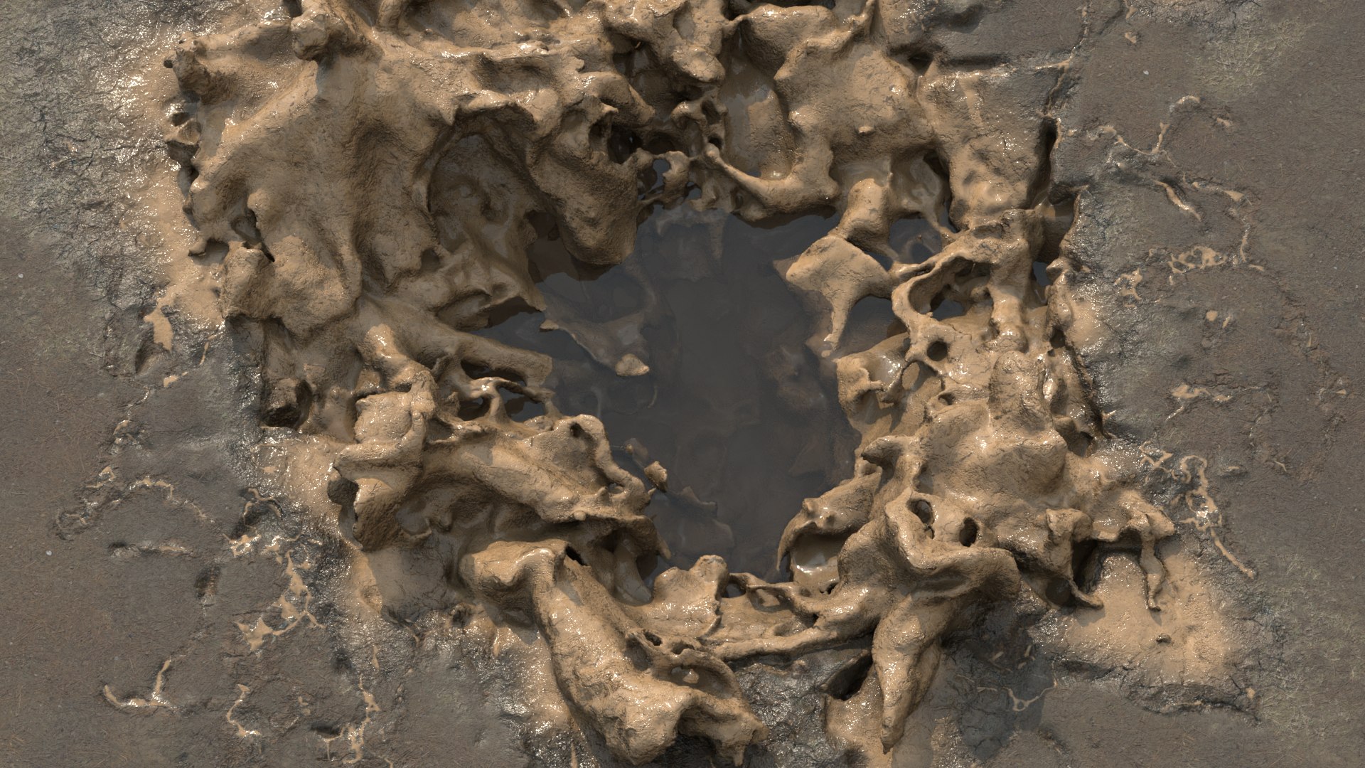 3D Mud Hole 1 Model - TurboSquid 2340495