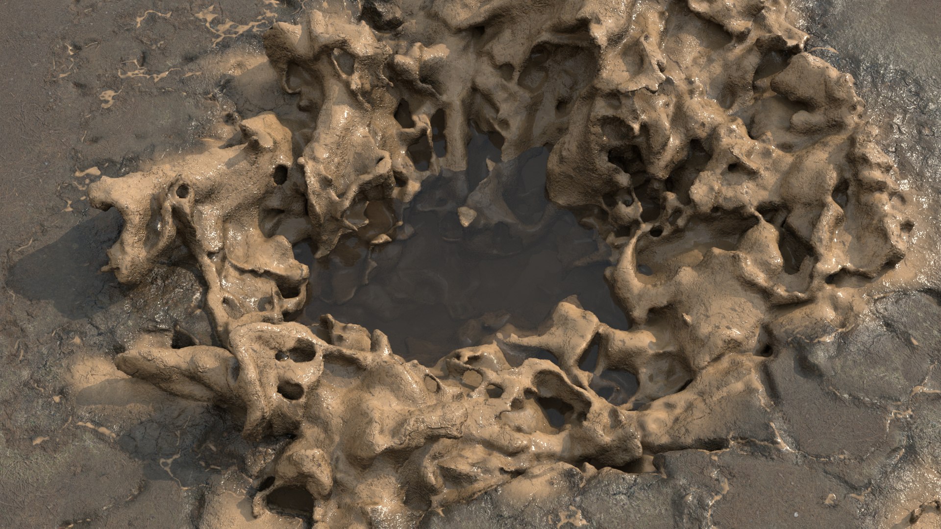 3D Mud Hole 1 Model - TurboSquid 2340495
