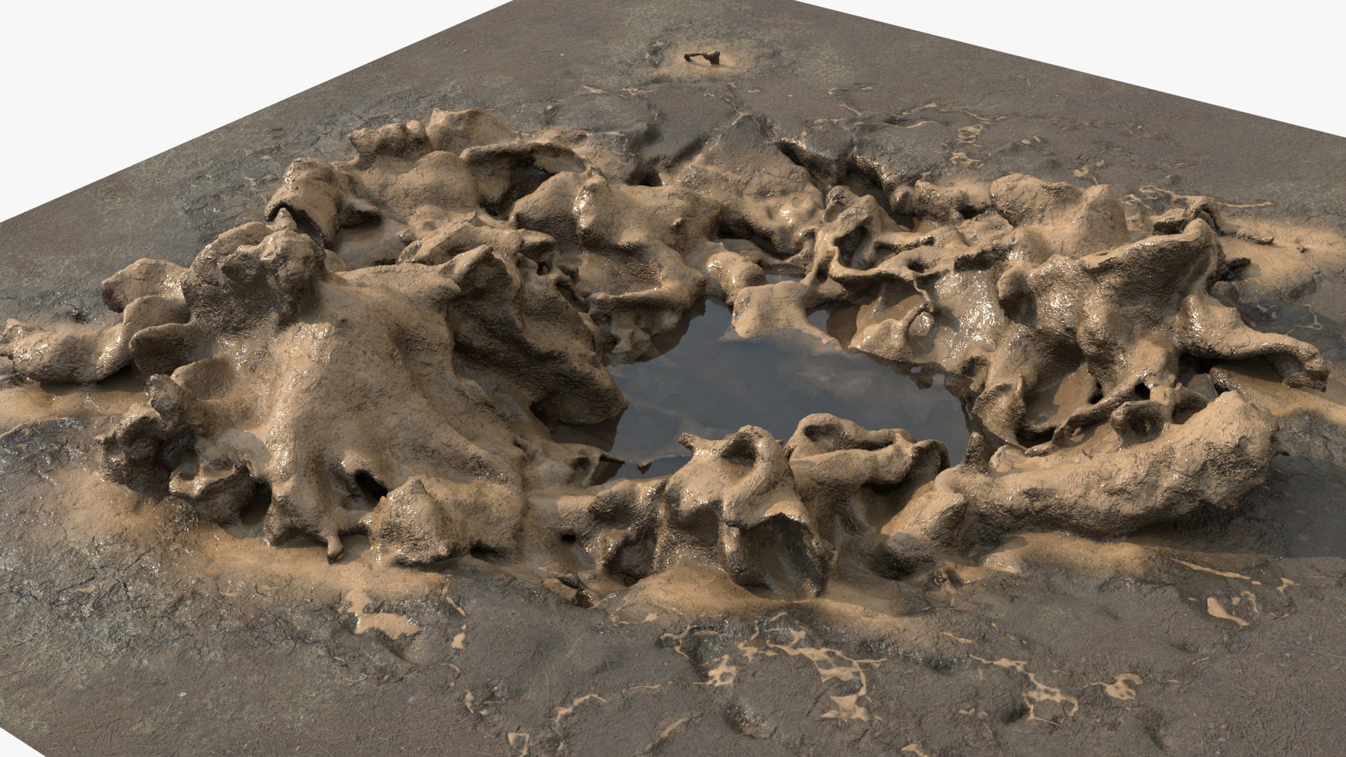 3D Mud Hole 1 Model - TurboSquid 2340495