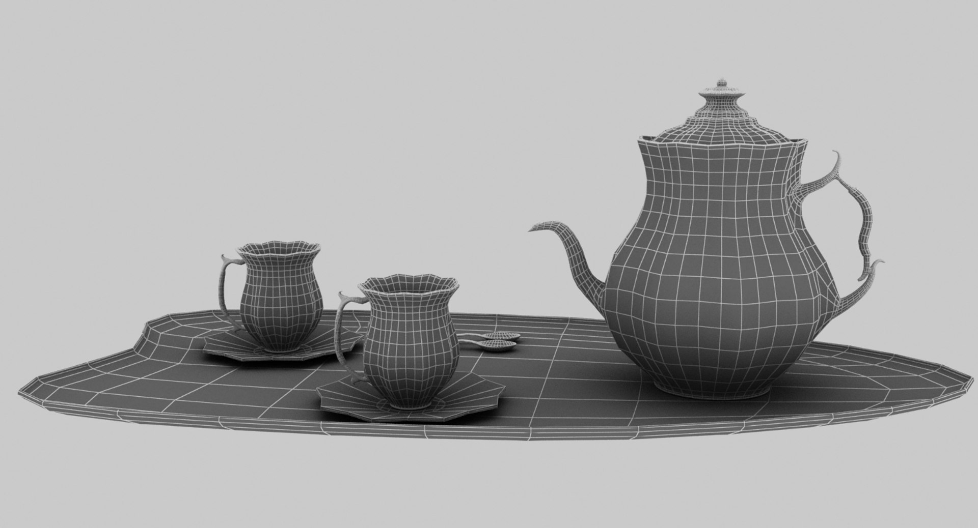 3D Teapot - TurboSquid 1402624