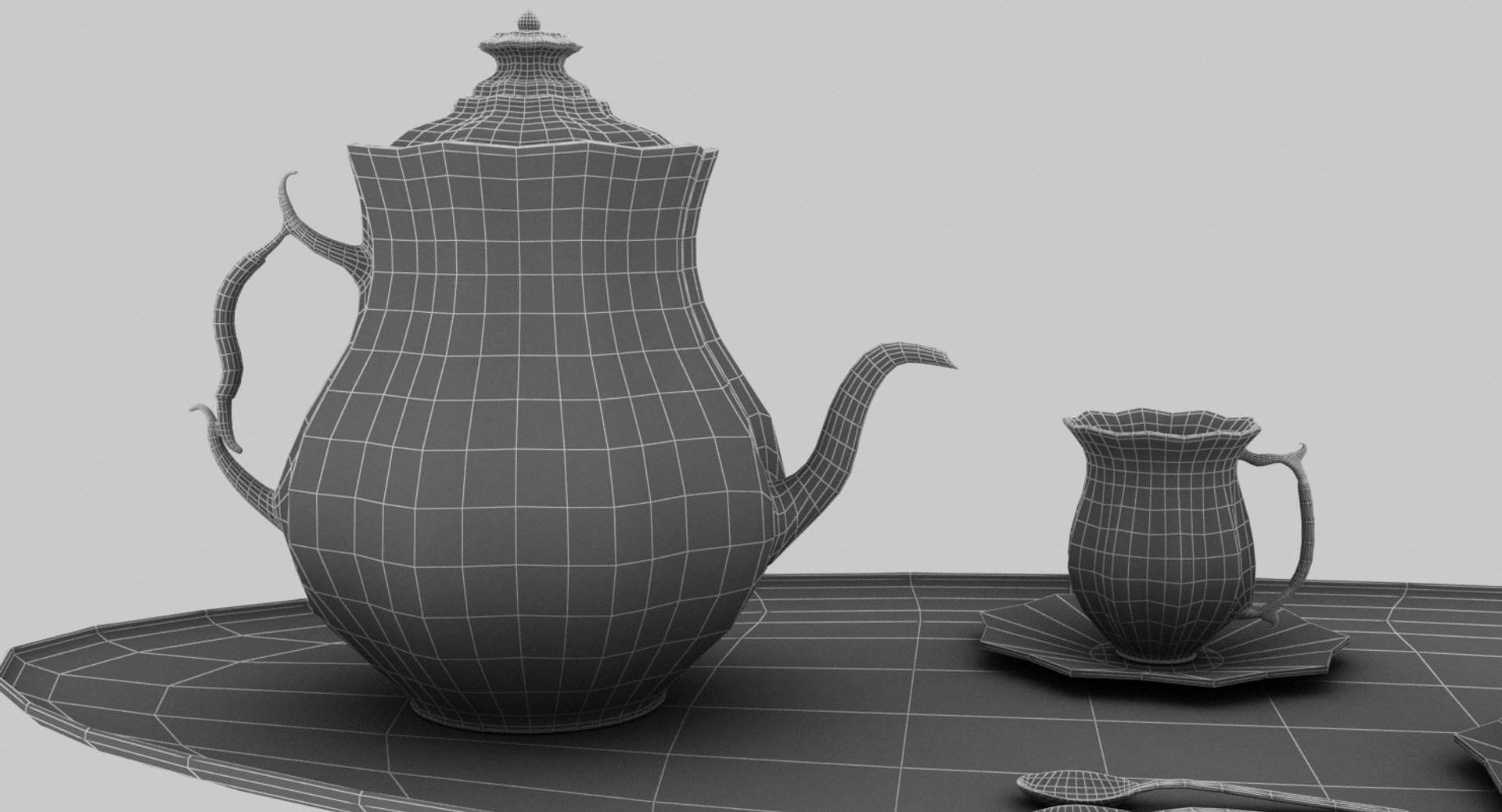 3D Teapot - TurboSquid 1402624