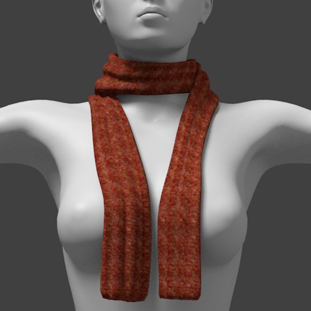Scarf Fashion 3d Obj