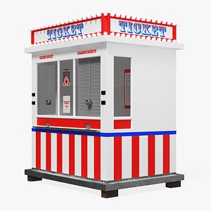 3D Ticket Booth Models - Browse & Download Formats - TurboSquid