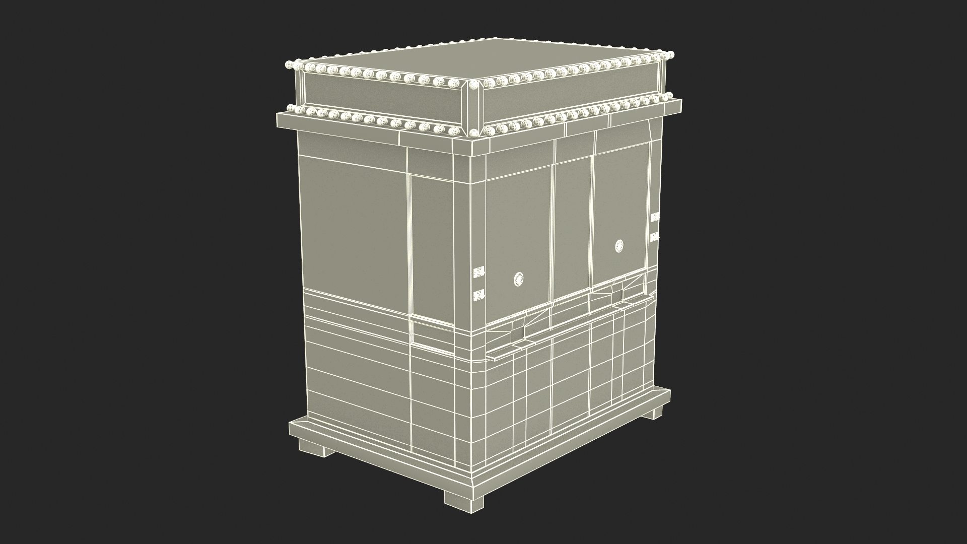 3D Ticket Booth Classic - TurboSquid 2140349