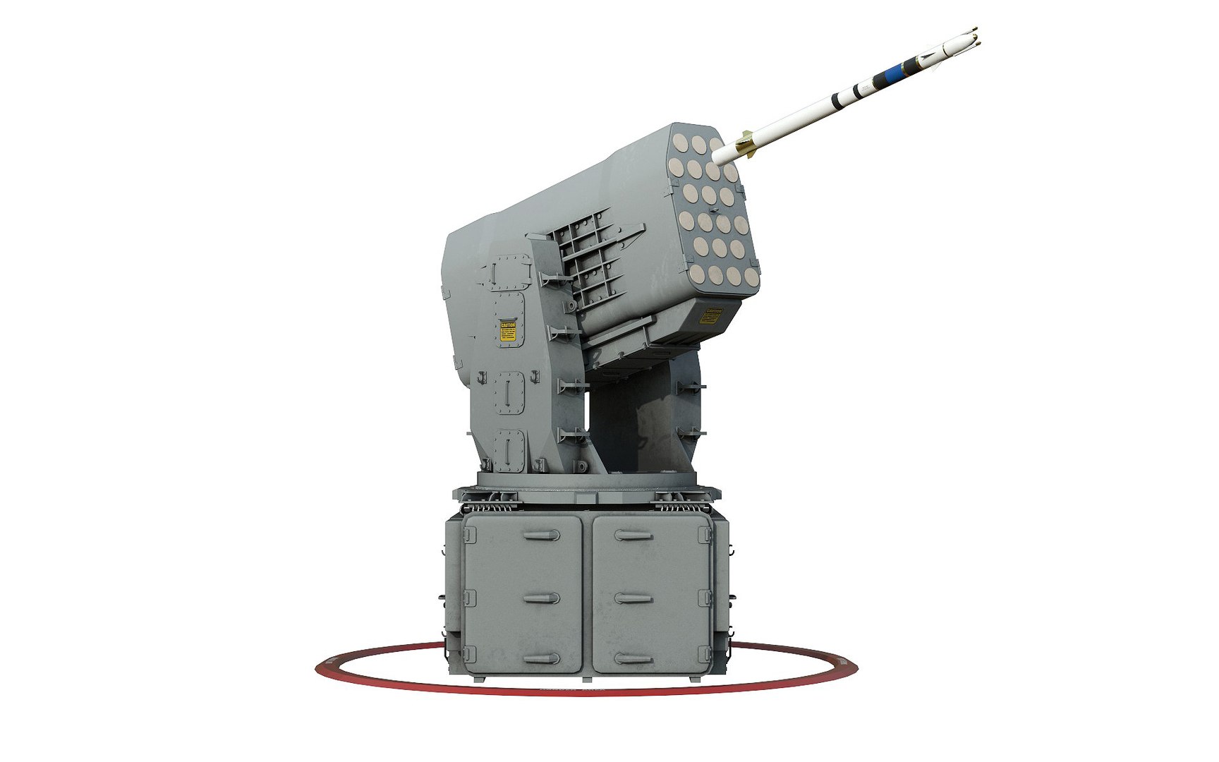 3D RIM 116 Rolling Airframe Missile Model - TurboSquid 2018716