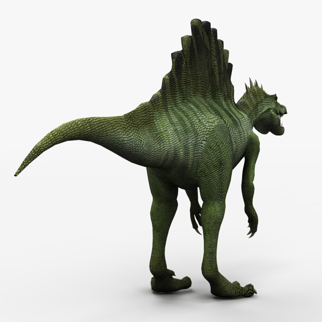 3d Spinosaurus Dinosaur Animation Model