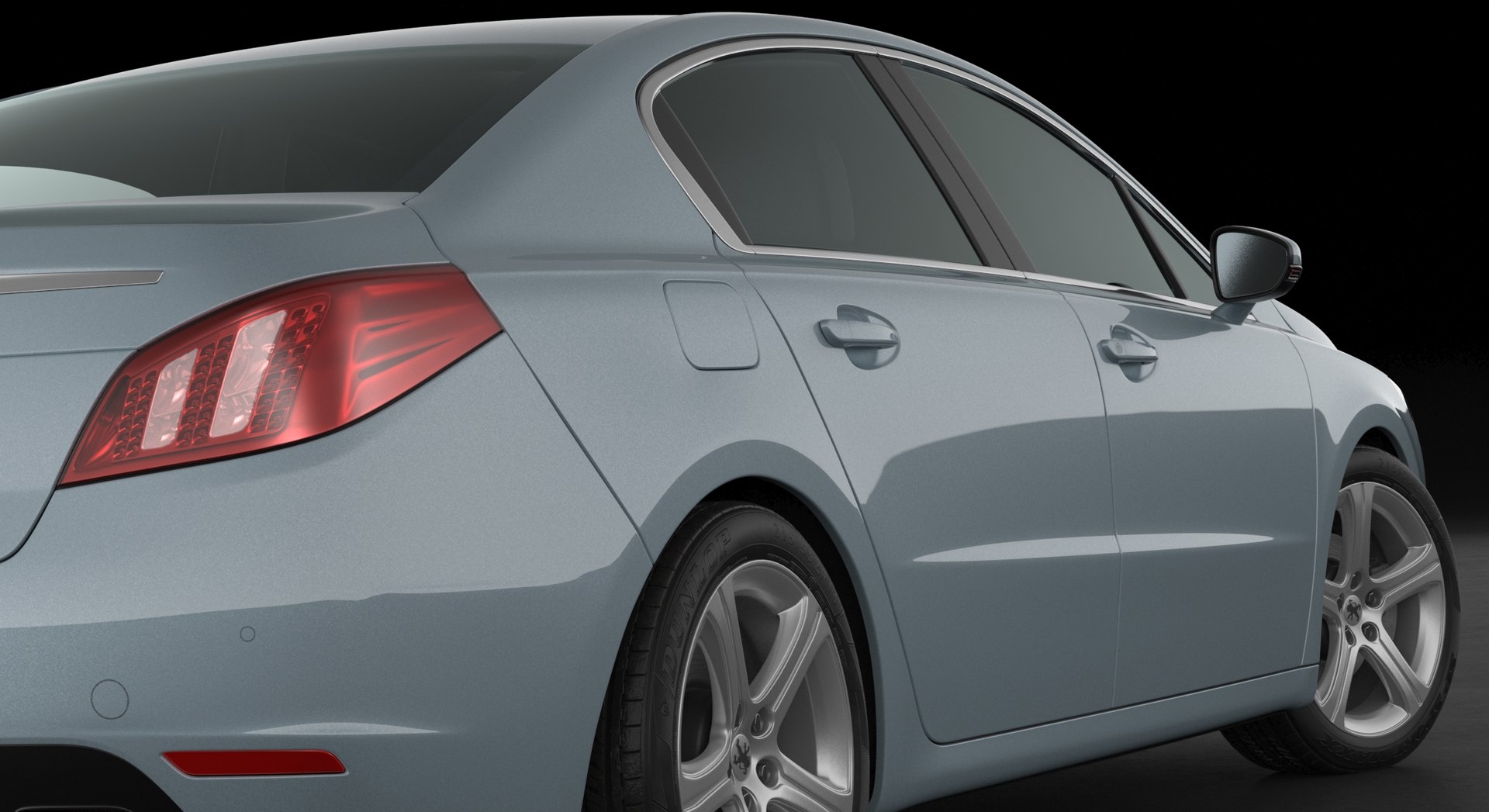Peugeot 508 2013 Blue Model - TurboSquid 1423078