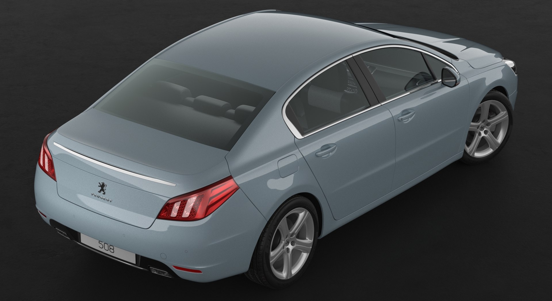 Peugeot 508 2013 Blue Model - TurboSquid 1423078