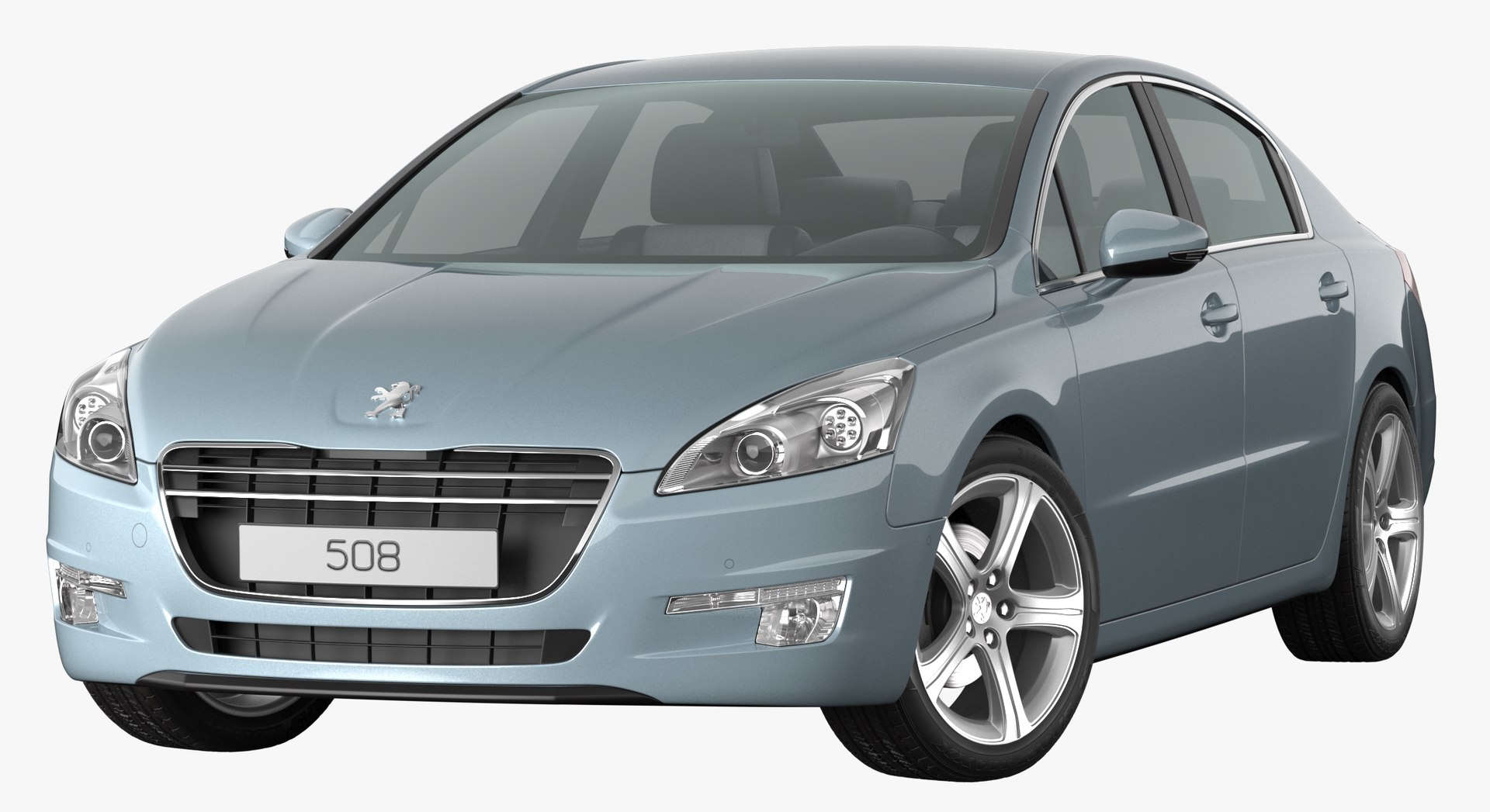 Peugeot 508 2013 blue model - TurboSquid 1423078