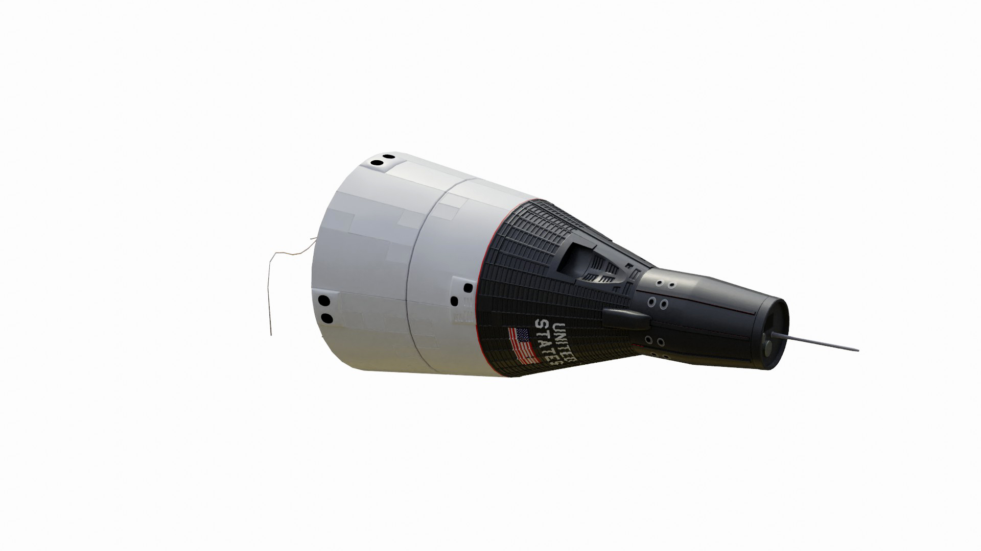 Titan Launch Vehicle Gemini 3d Model