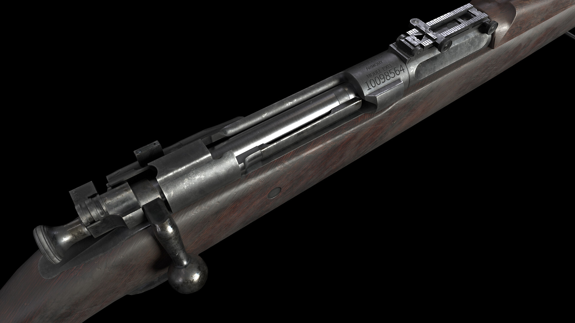 Springfield M1903A1 Modelo 3D - TurboSquid 1668584