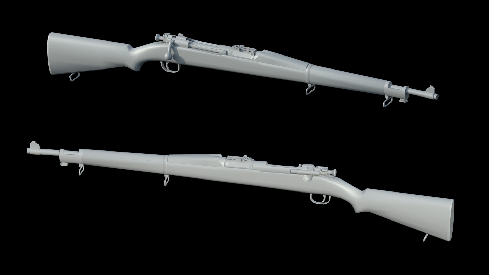 Springfield 1903 3D Model - TurboSquid 1668584