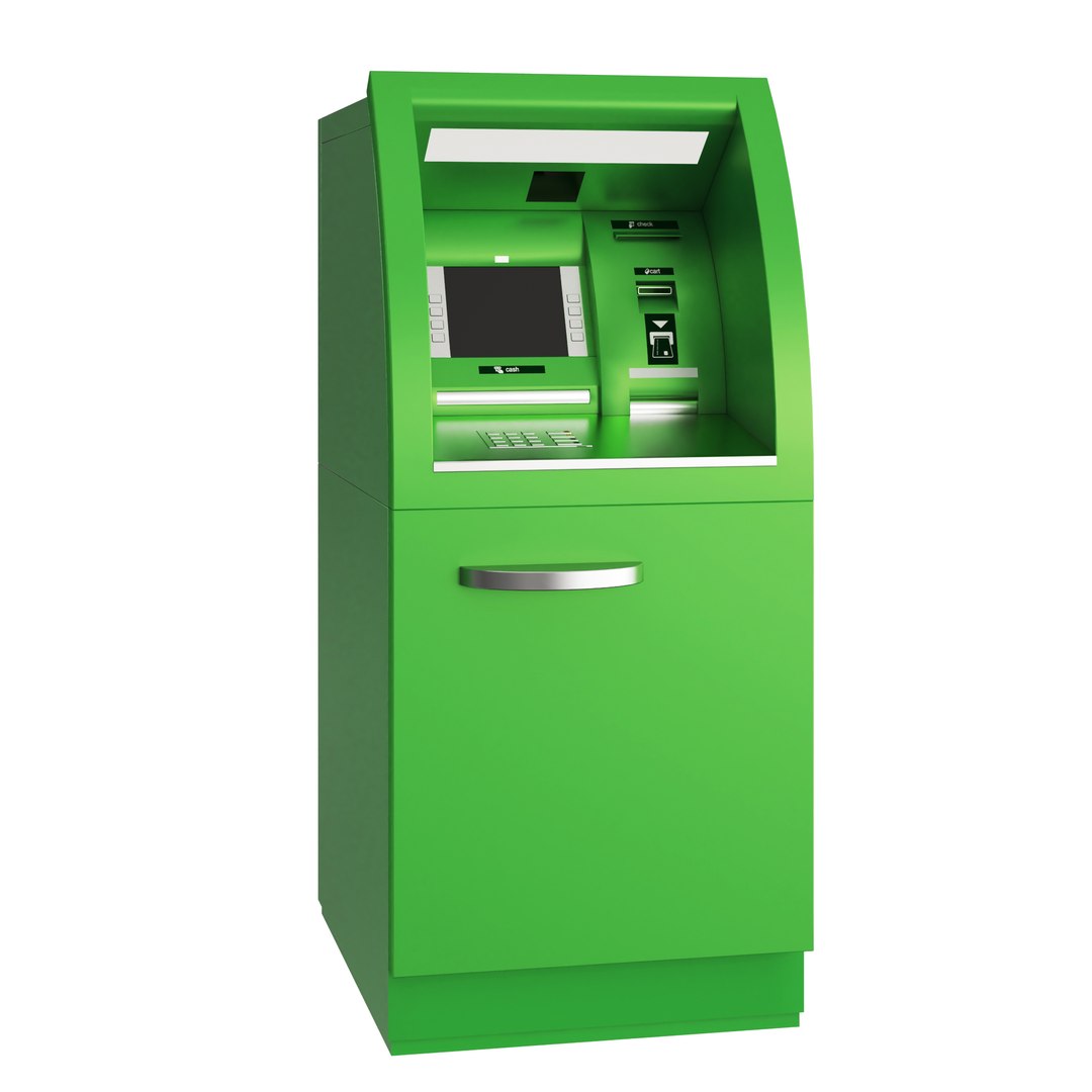 3D Atm Machines Model - TurboSquid 1502914