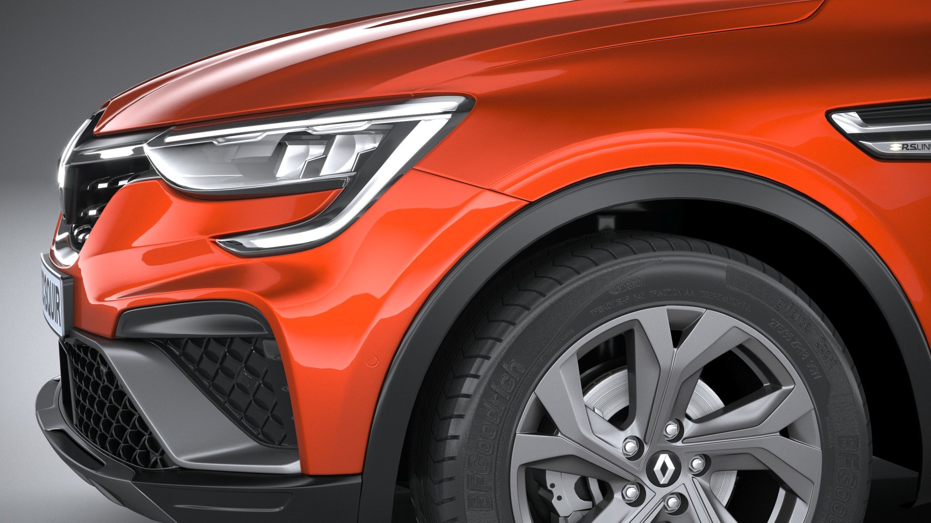 3D Renault Arkana RS-line 2022 - TurboSquid 1715486