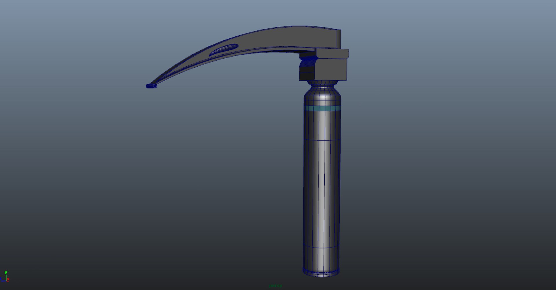3d Model Laryngoscope Scope