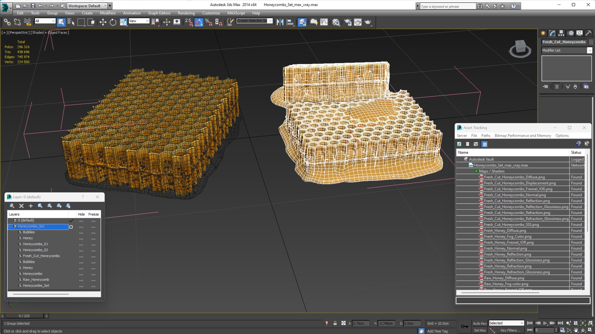 3D model Honeycombs Set - TurboSquid 2062968