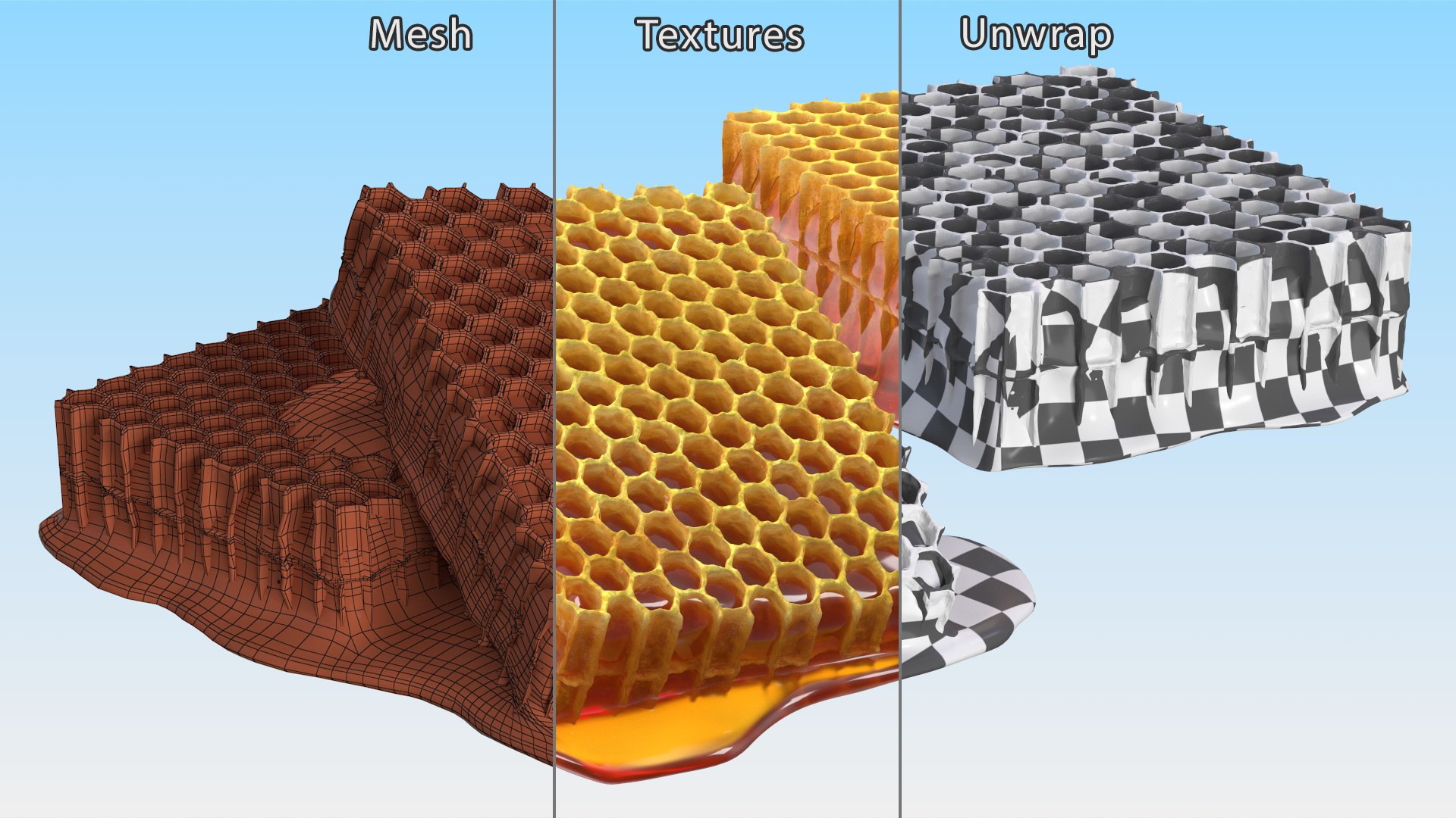 3D model Honeycombs Set - TurboSquid 2062968