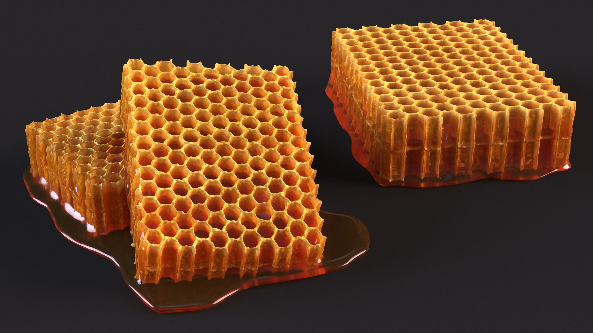 3D model Honeycombs Set - TurboSquid 2062968