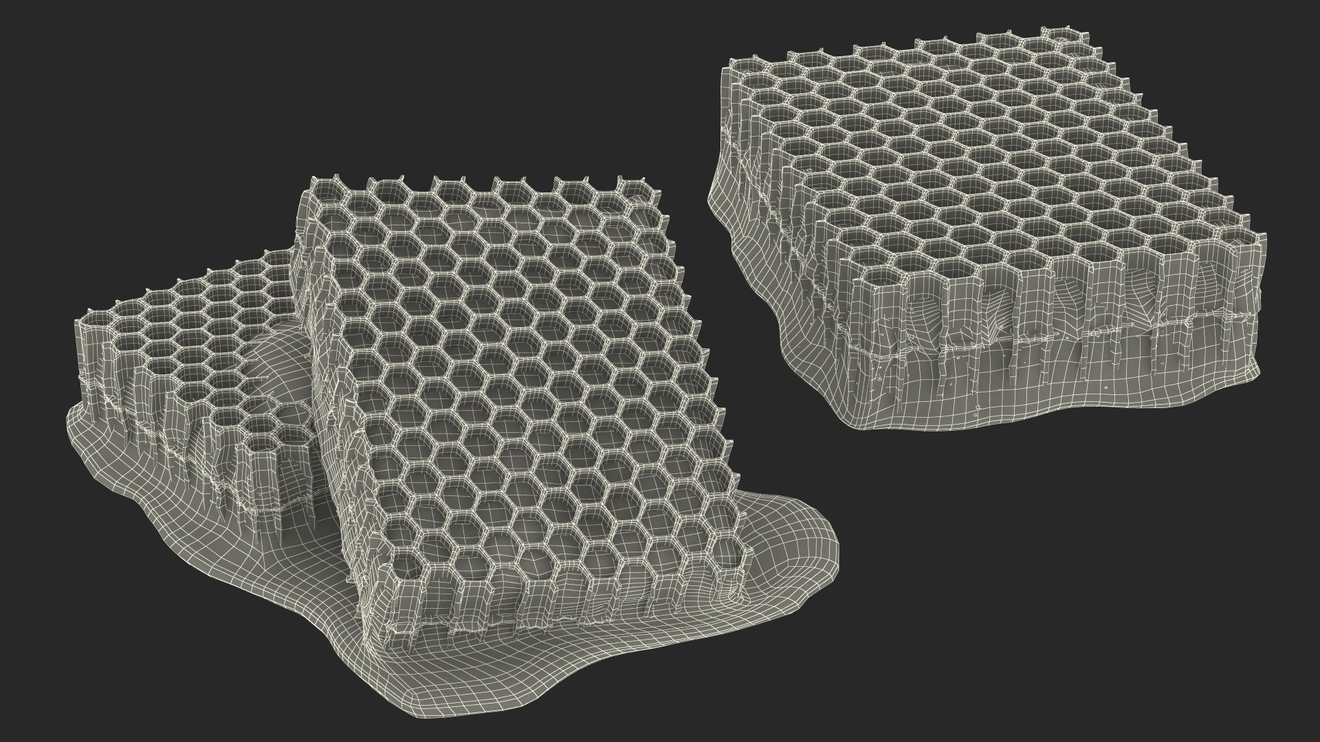3D model Honeycombs Set - TurboSquid 2062968
