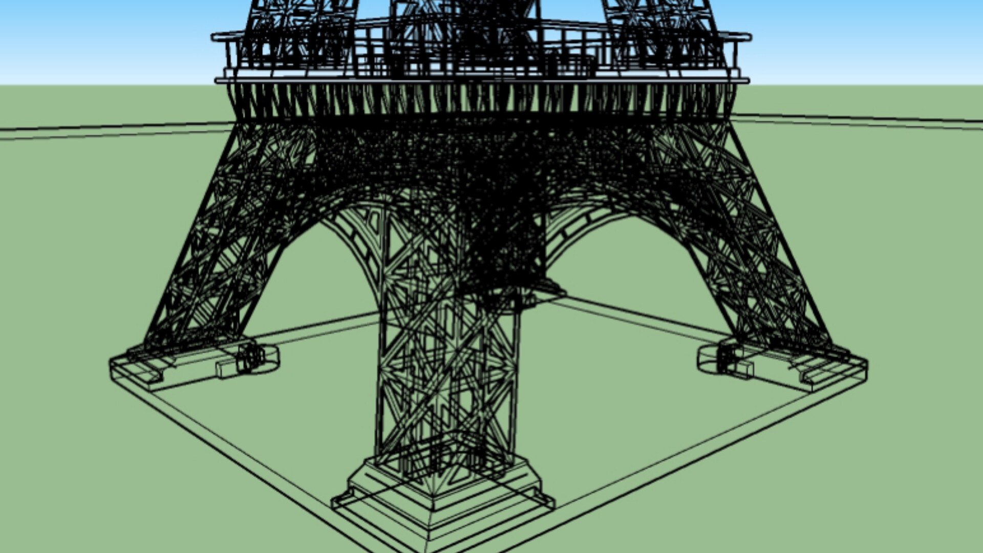 3D Eiffel Tower 3D Model - TurboSquid 2280498