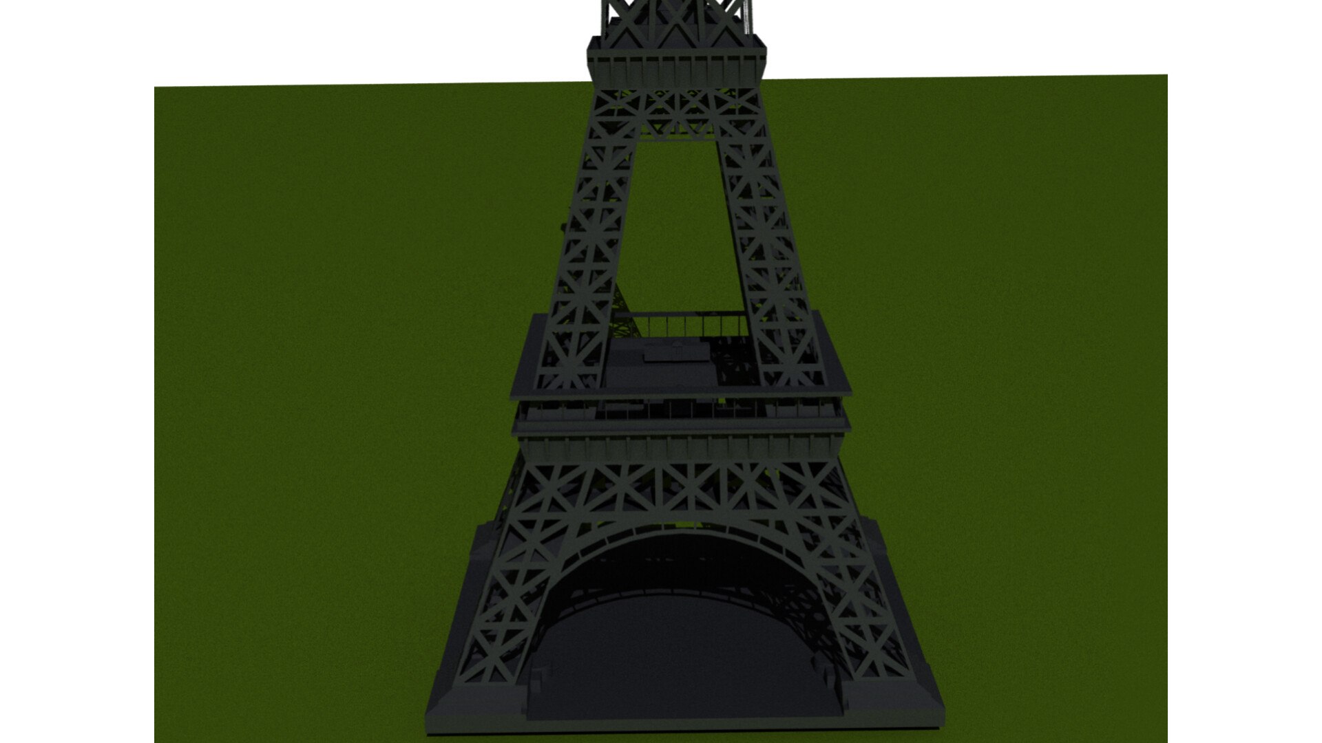3D Eiffel Tower 3D Model - TurboSquid 2280498