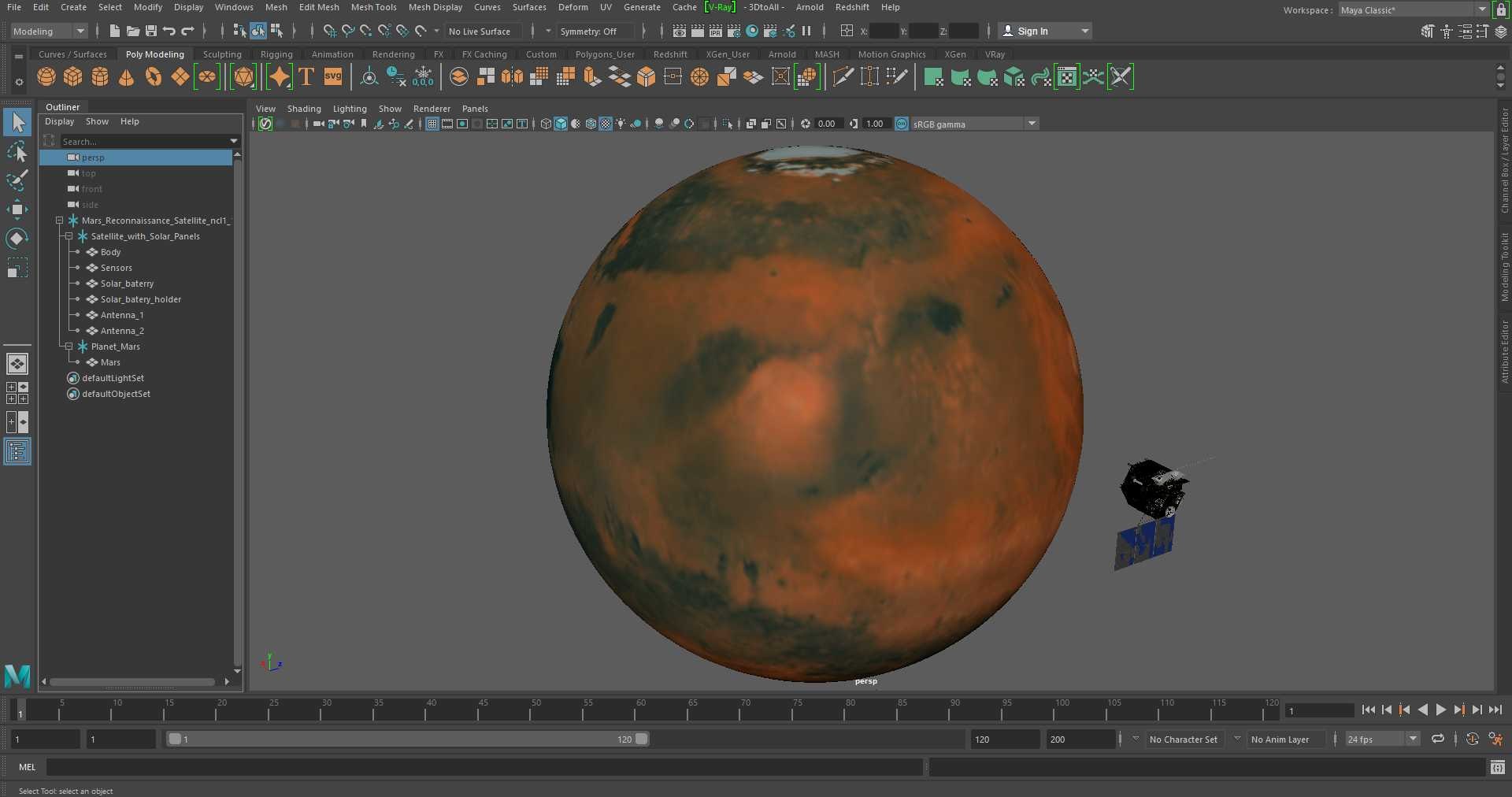 3D Mars Reconnaissance Satellite - TurboSquid 2376384