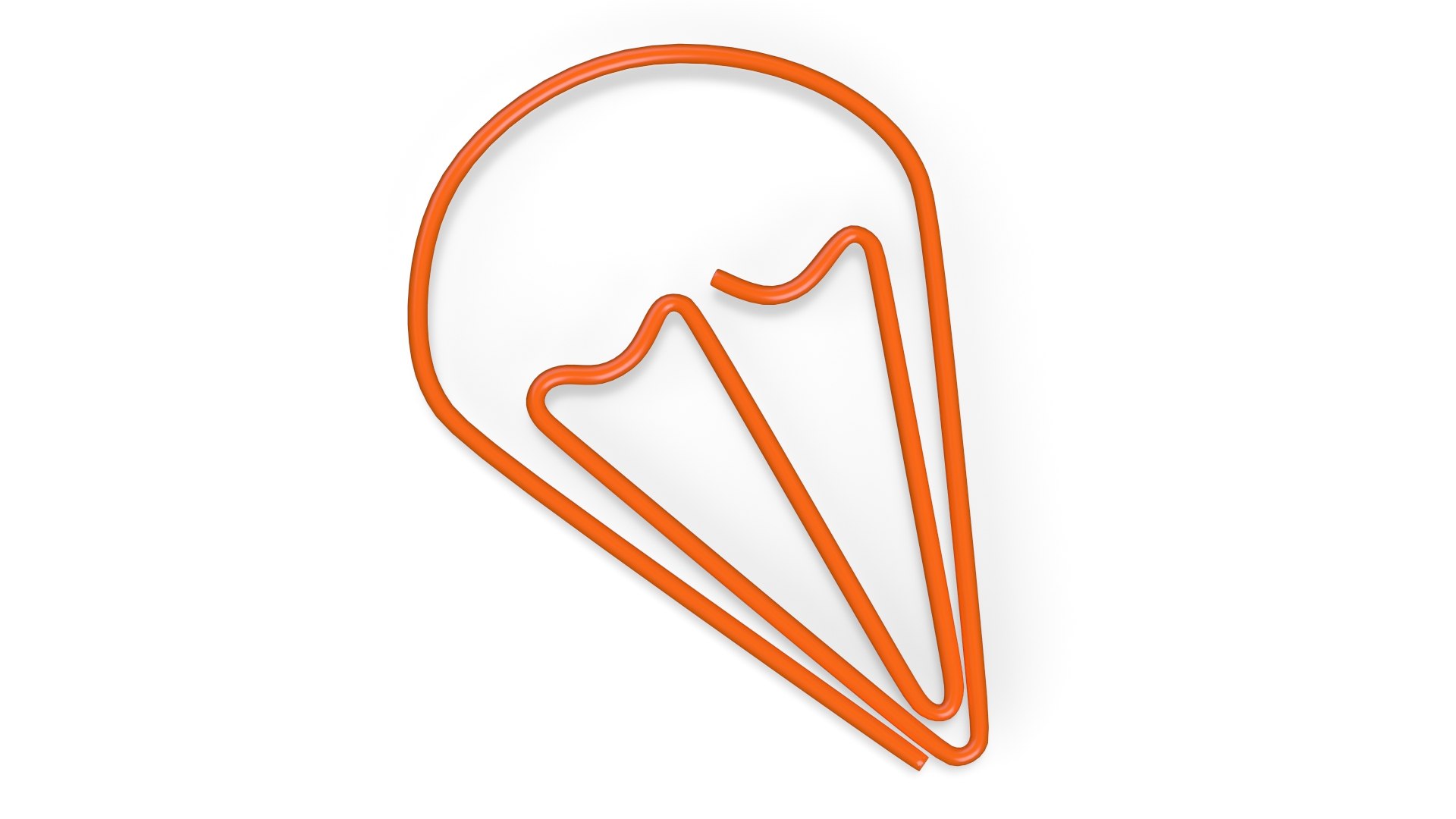 3D Parachute Shaped Paper Clip - TurboSquid 2193579