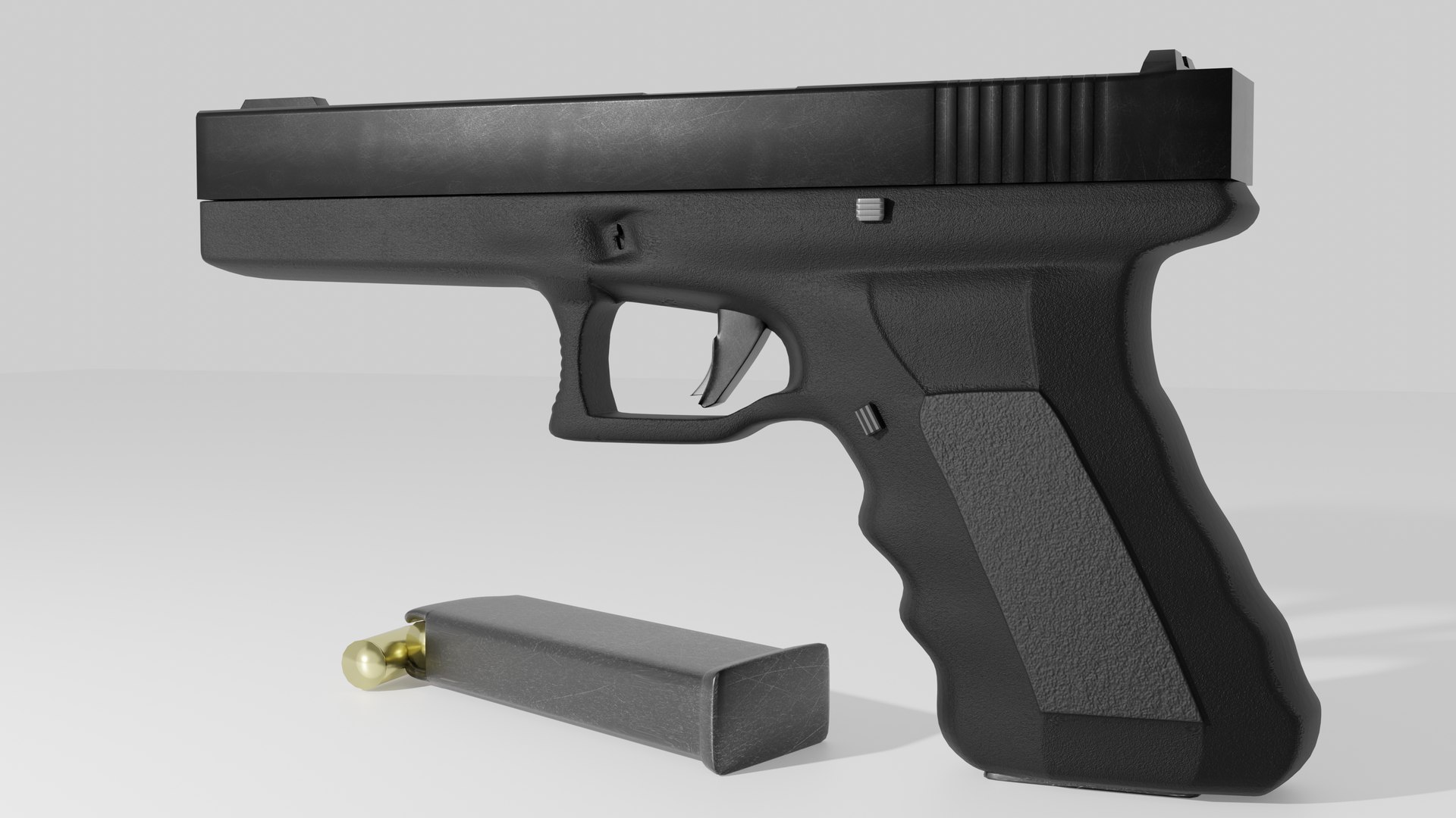 3D model Glock Gun - TurboSquid 1809722