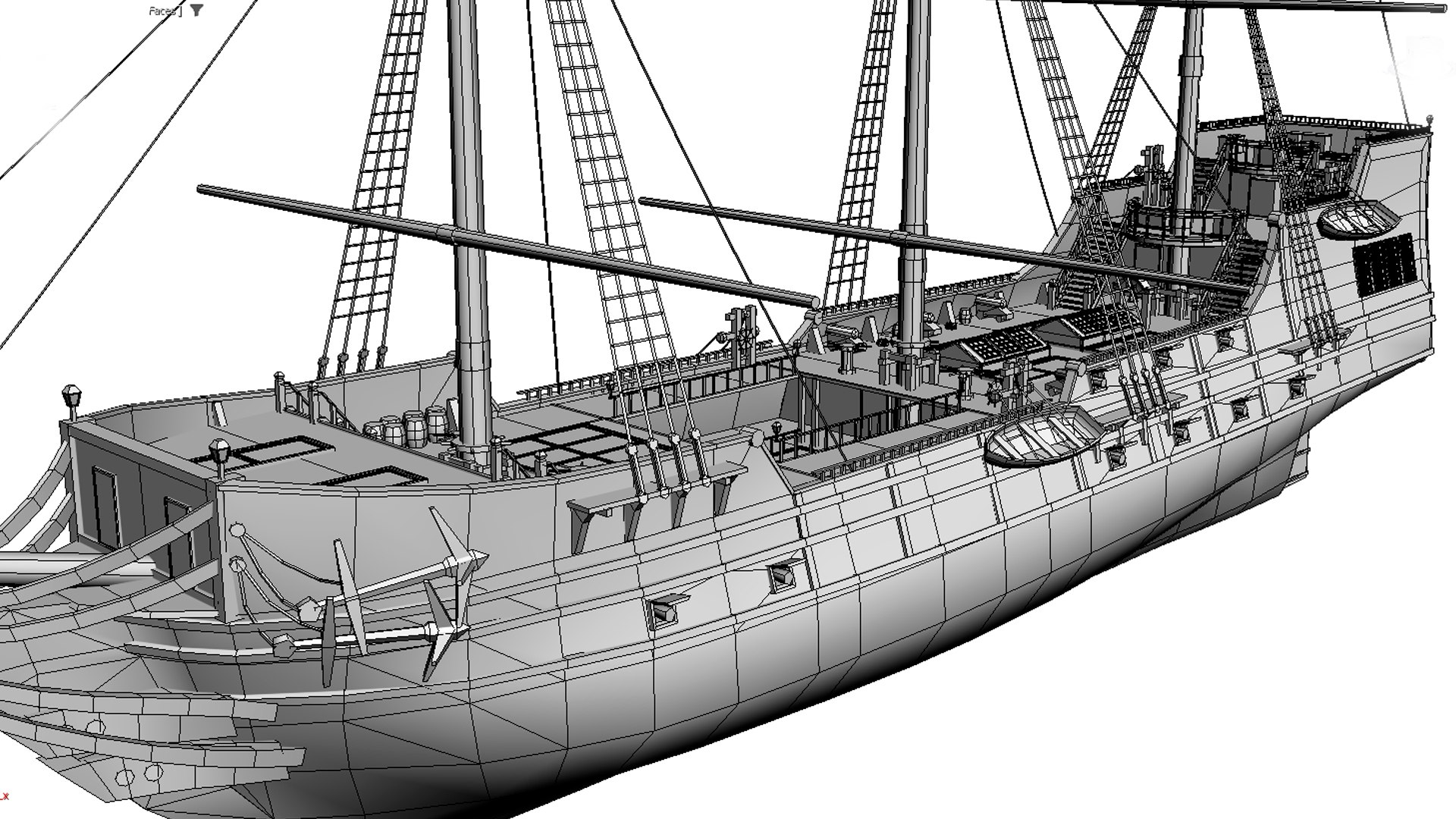 Galleon Model - TurboSquid 2197263