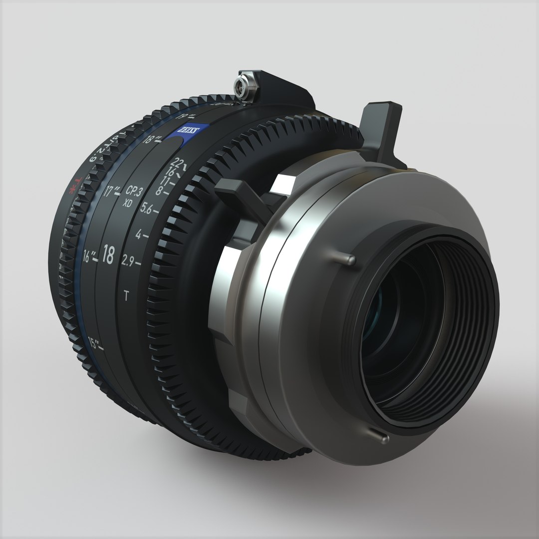 3D Model Lens Zeiss - TurboSquid 1799981