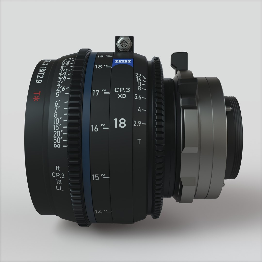 3D Model Lens Zeiss - TurboSquid 1799981