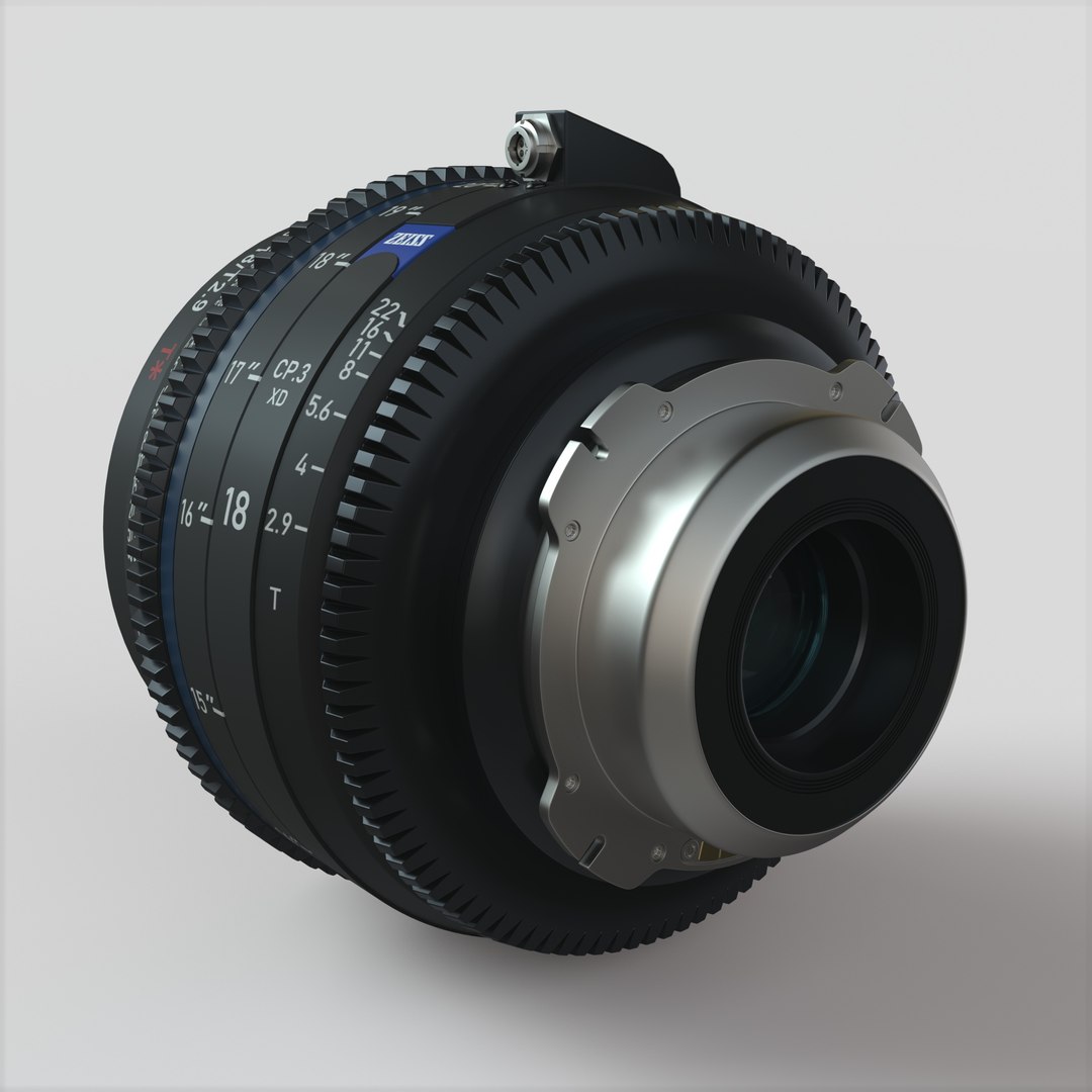 3D Model Lens Zeiss - TurboSquid 1799981