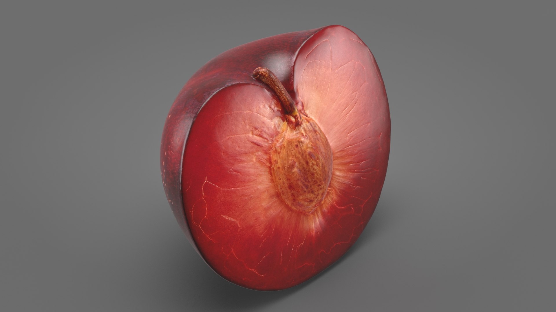 Plum Slice Collection 3D Model - TurboSquid 2170530