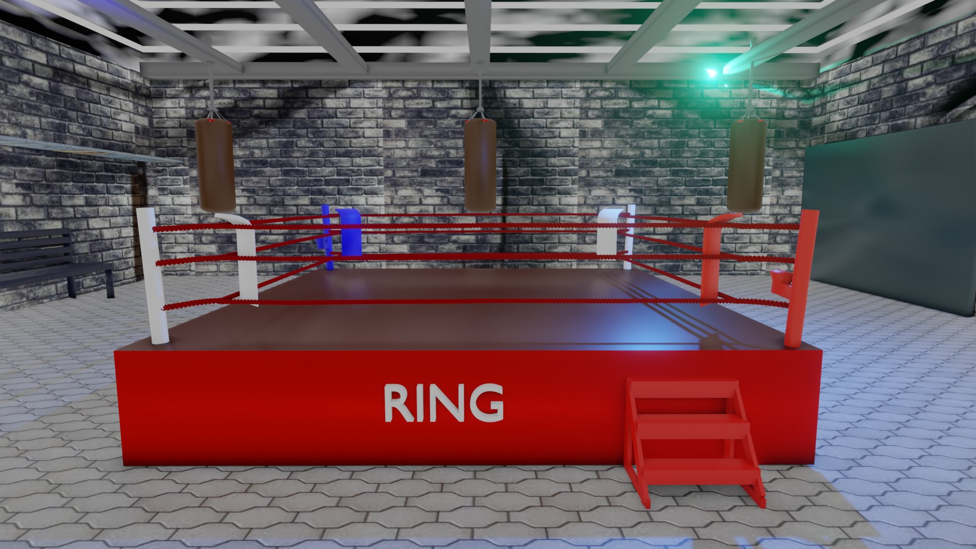 3D Ring Boxing - TurboSquid 1927439