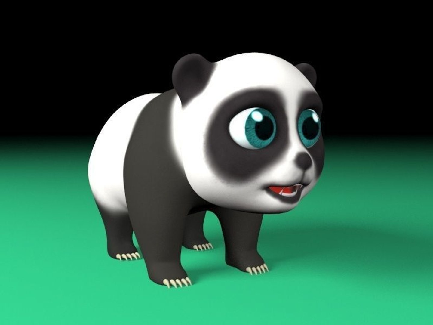 Art panda cartoon 3D model - TurboSquid 1474964
