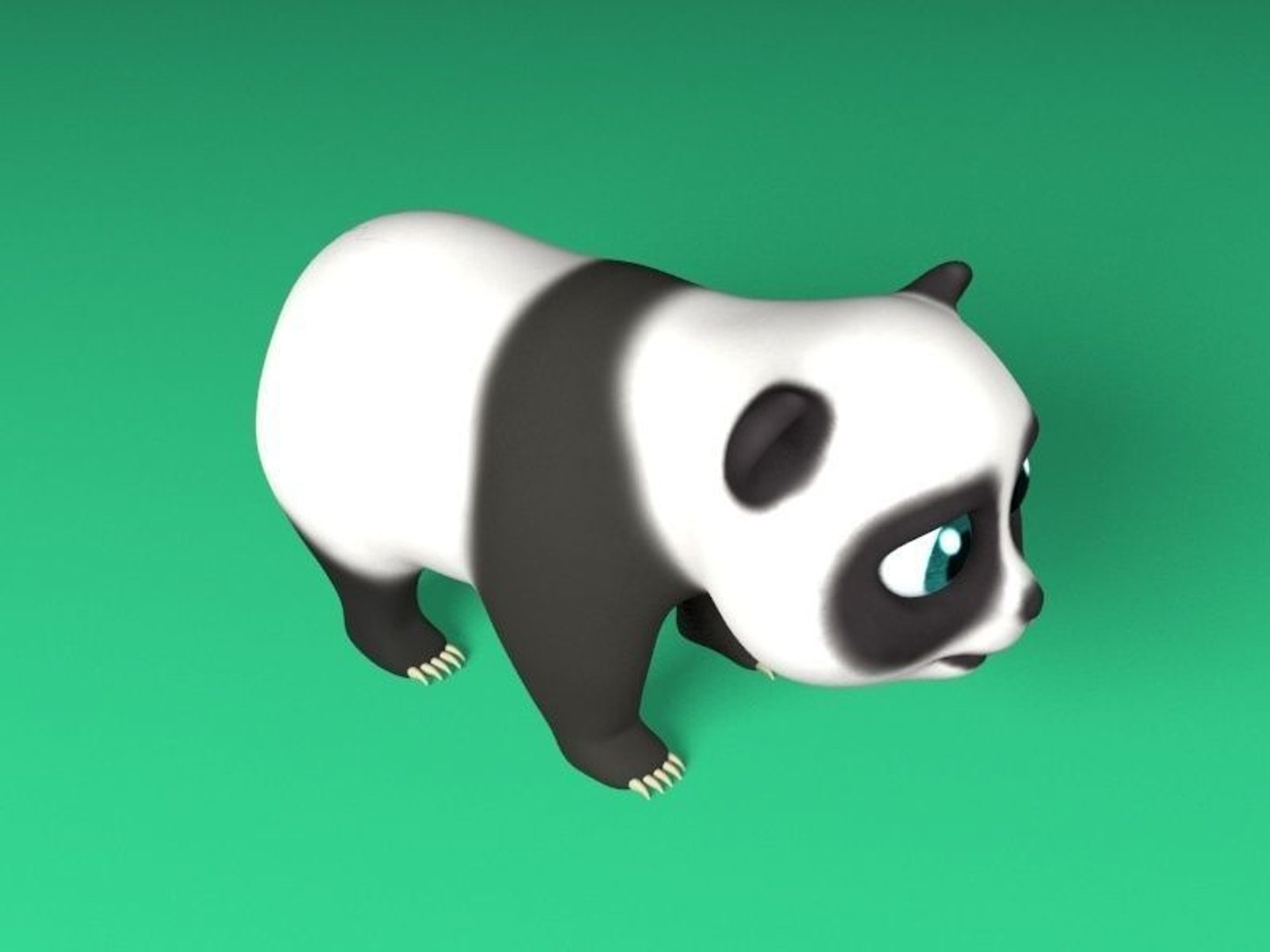 Art panda cartoon 3D model - TurboSquid 1474964