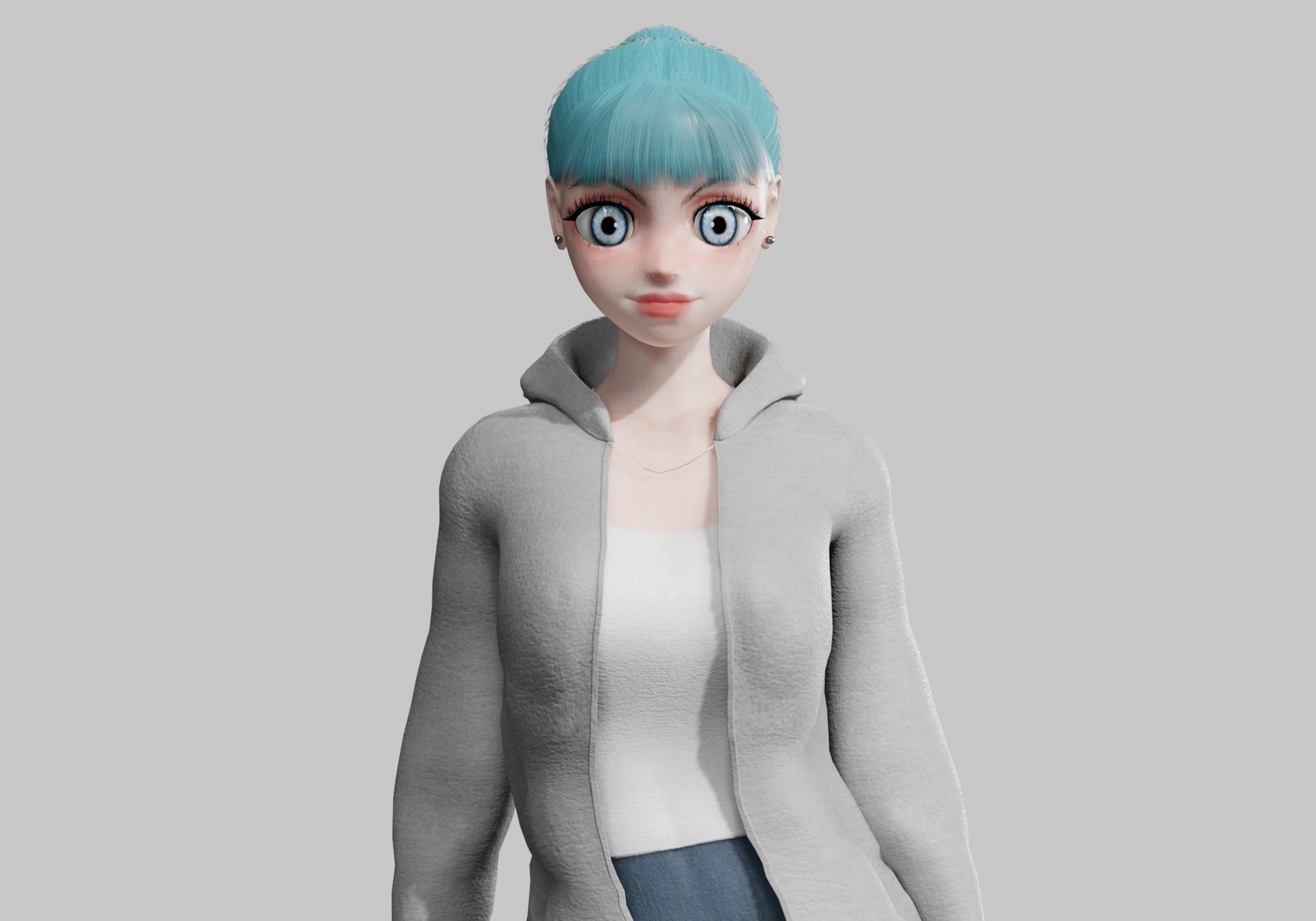 Basic Cute Girl V23680 3D - TurboSquid 2281735