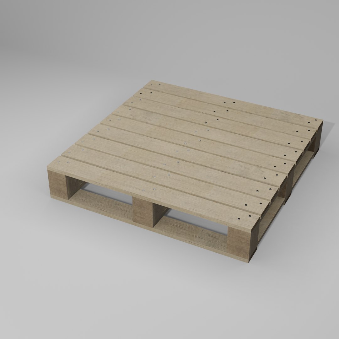 3D model Wooden Pallets - TurboSquid 2039768