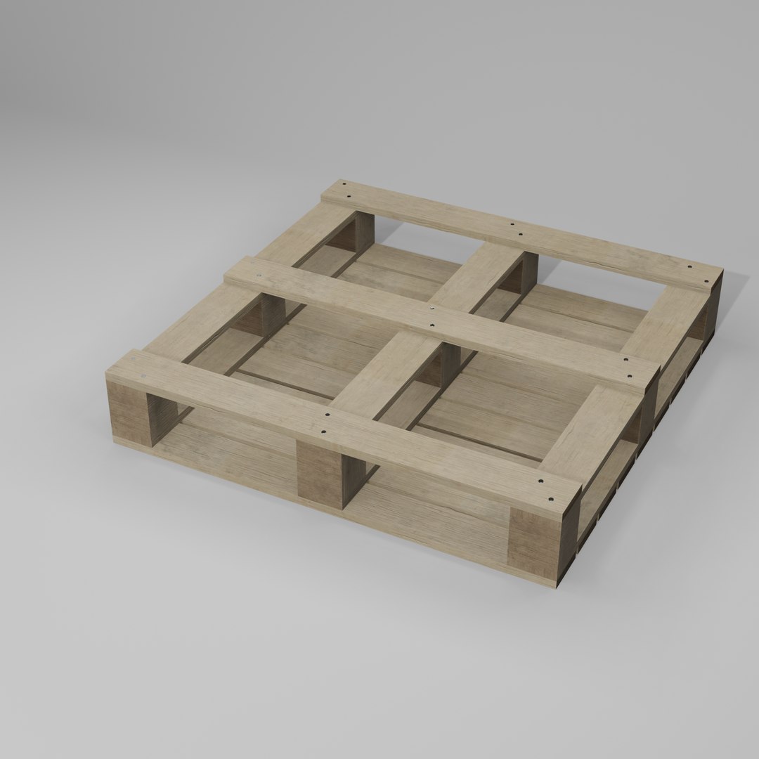 3D model Wooden Pallets - TurboSquid 2039768