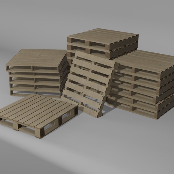modelo 3d Wooden Pallets - TurboSquid 2039768
