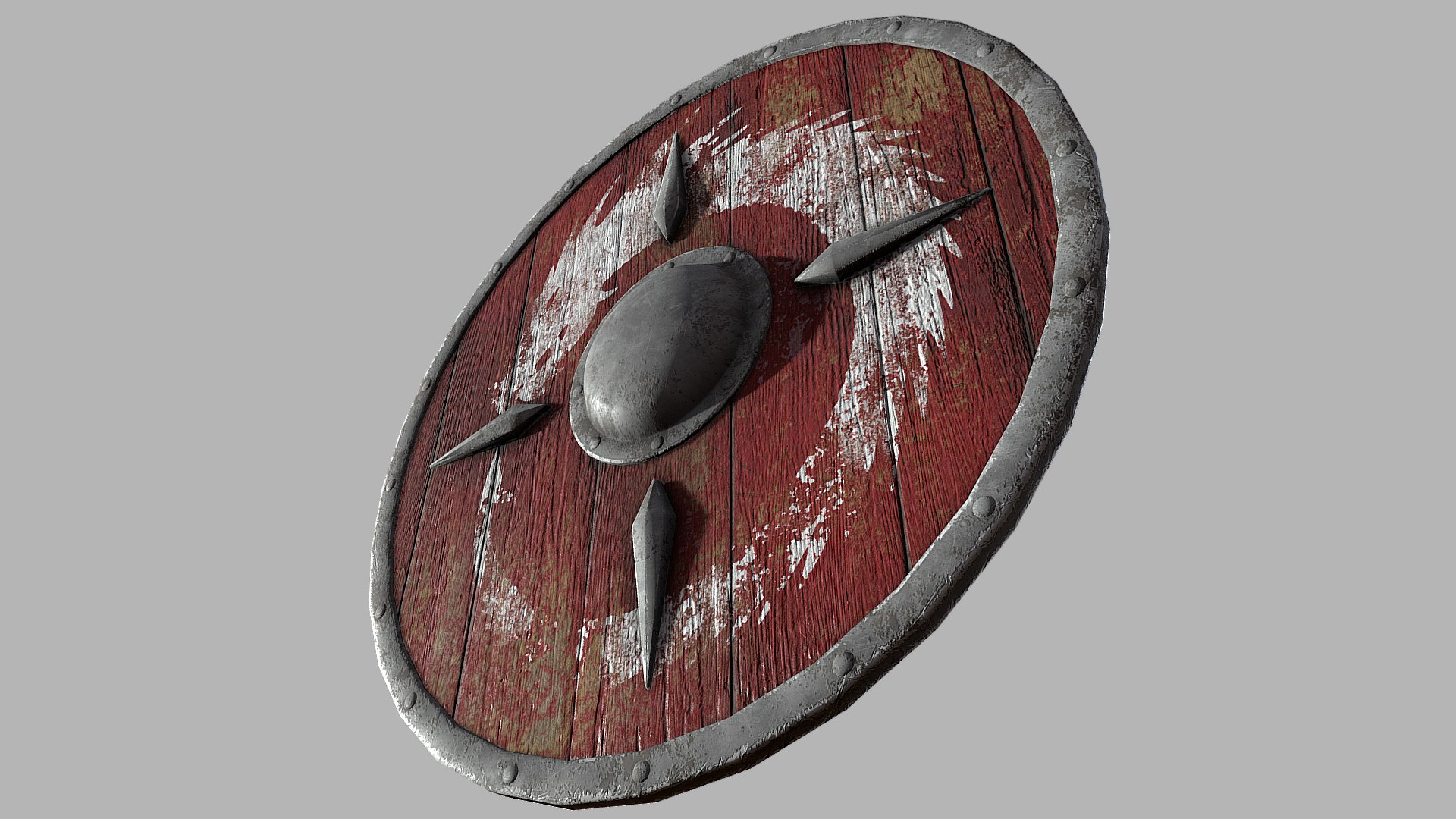 Free Viking Shield 3D Model - TurboSquid 2271364