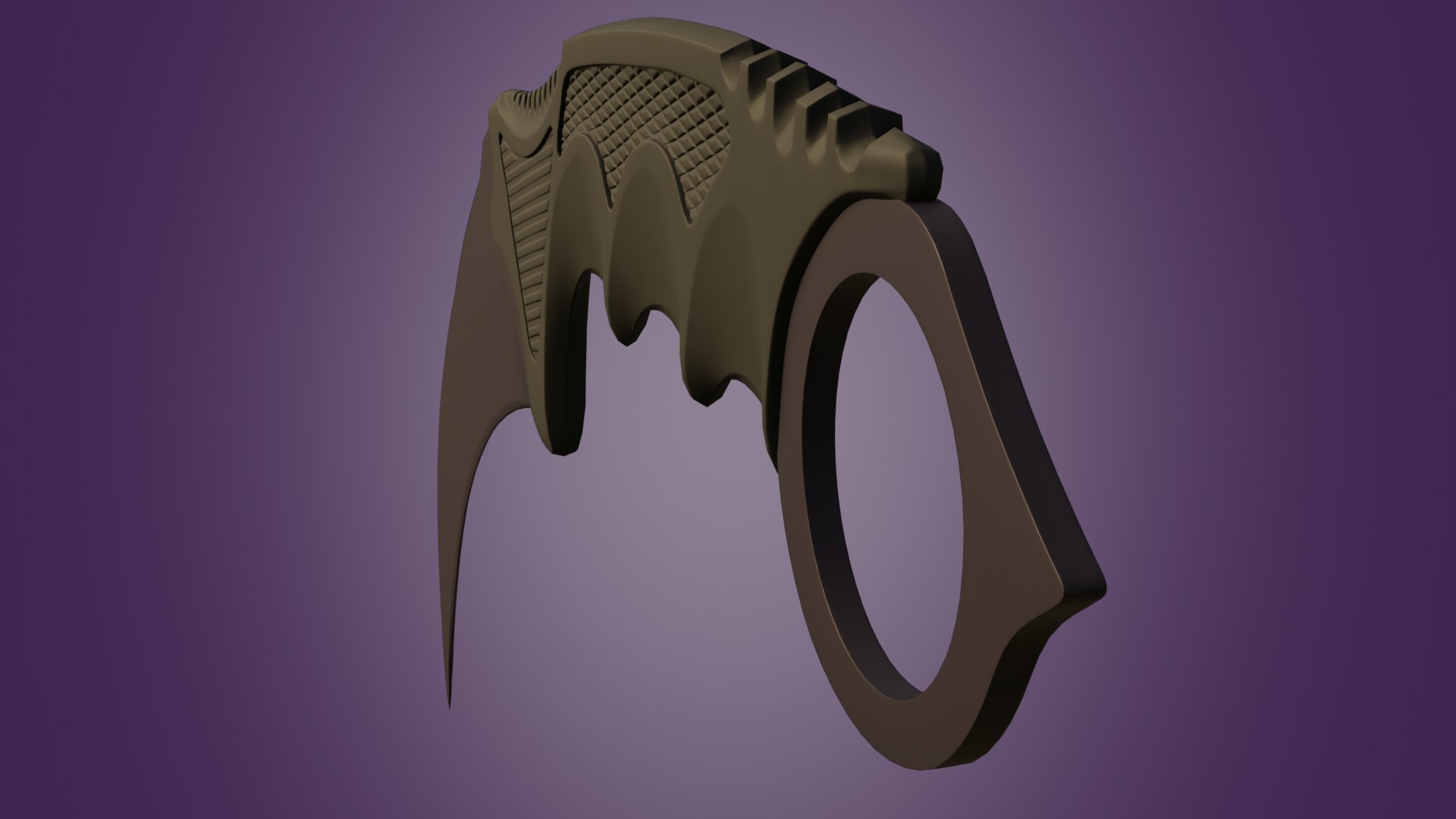 Karambit 3D - TurboSquid 1811795