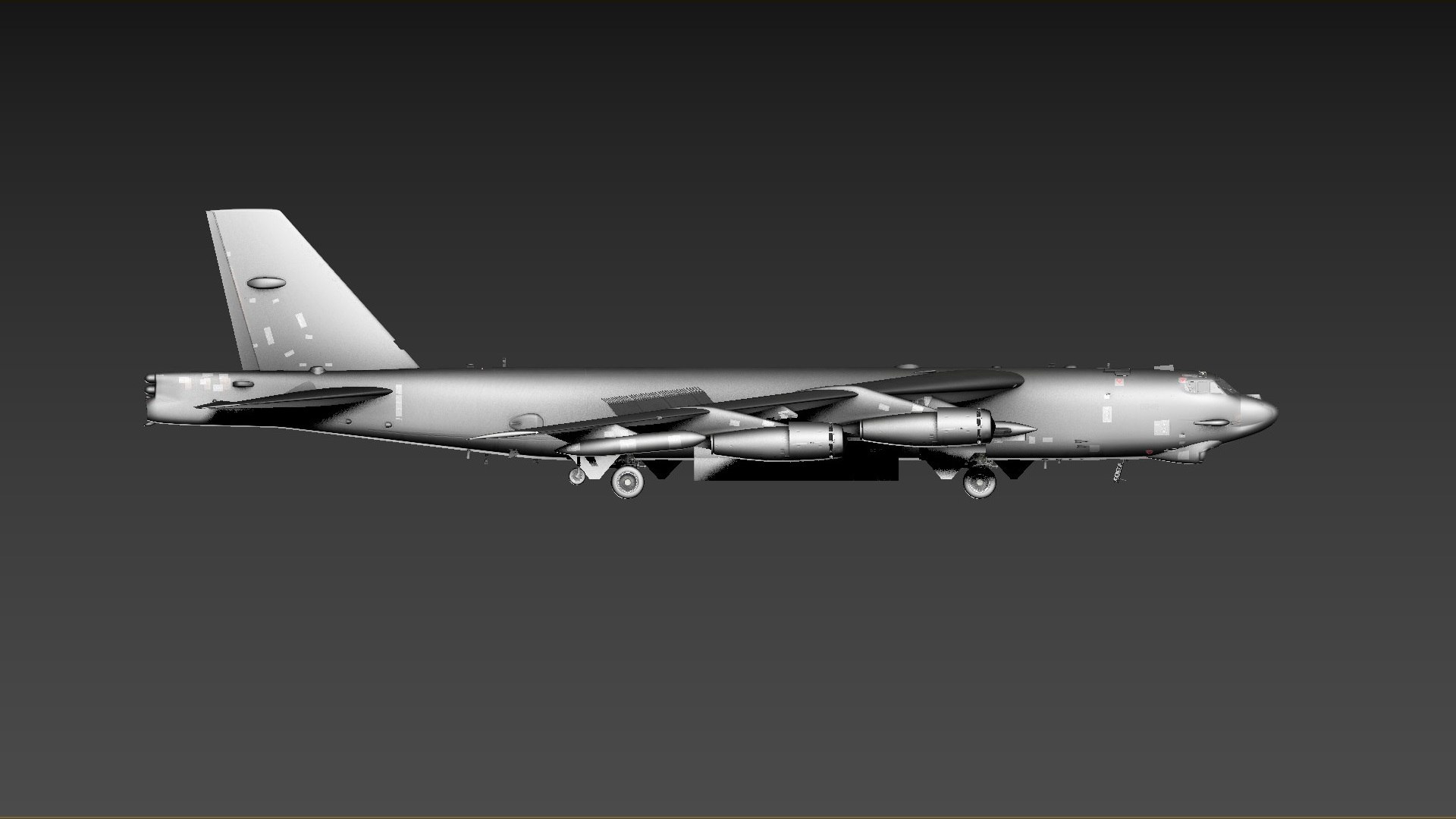 3D Model B-52H - TurboSquid 2289177