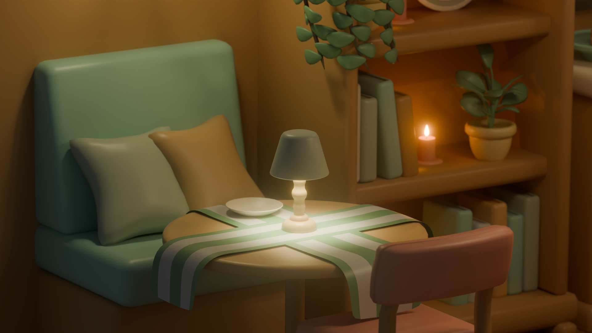Cozy Cafe 3D Game Asset Pack 3D Model - TurboSquid 2389196