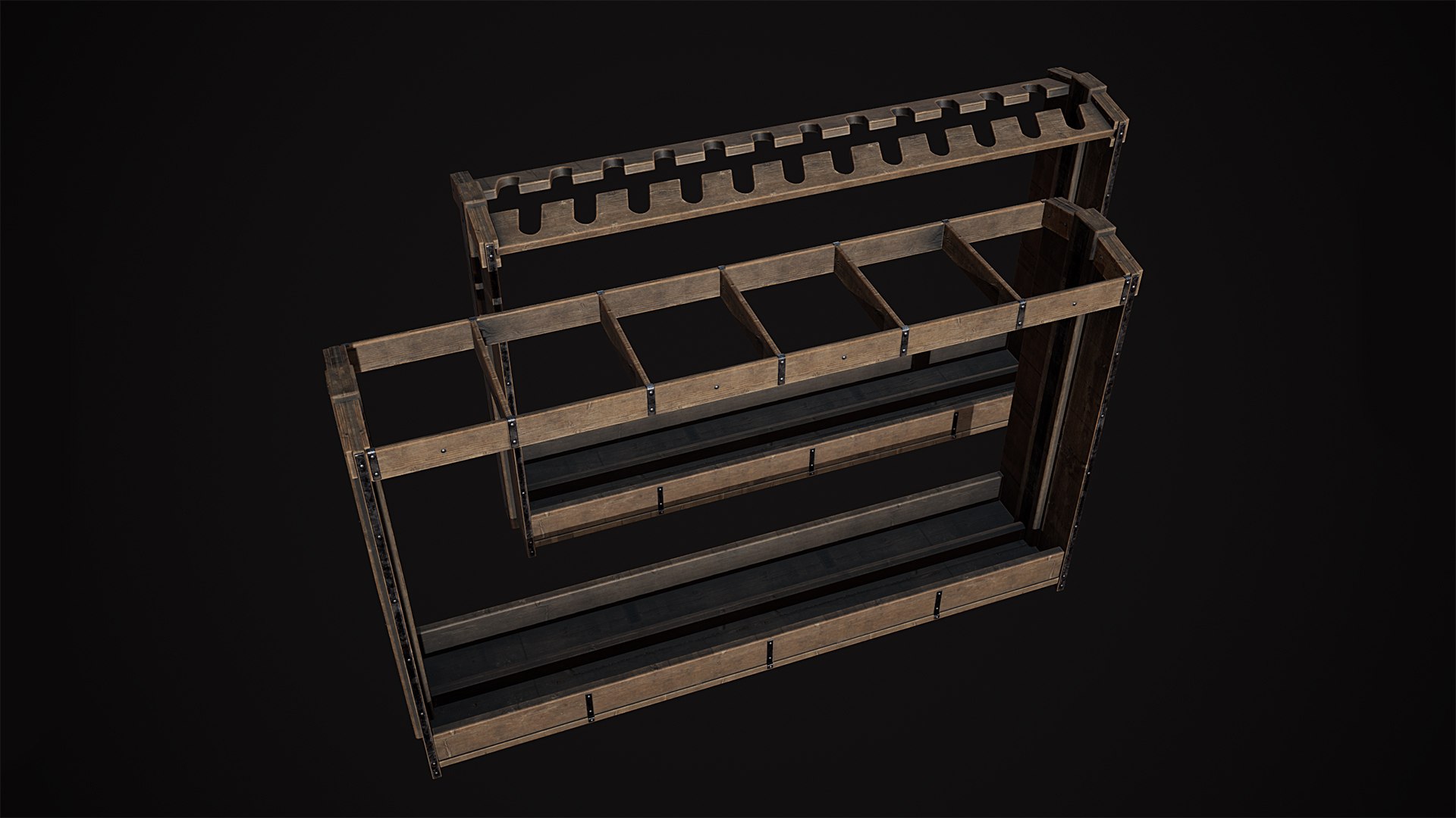 Medieval Weapon - Stands 3D Model - TurboSquid 2197815