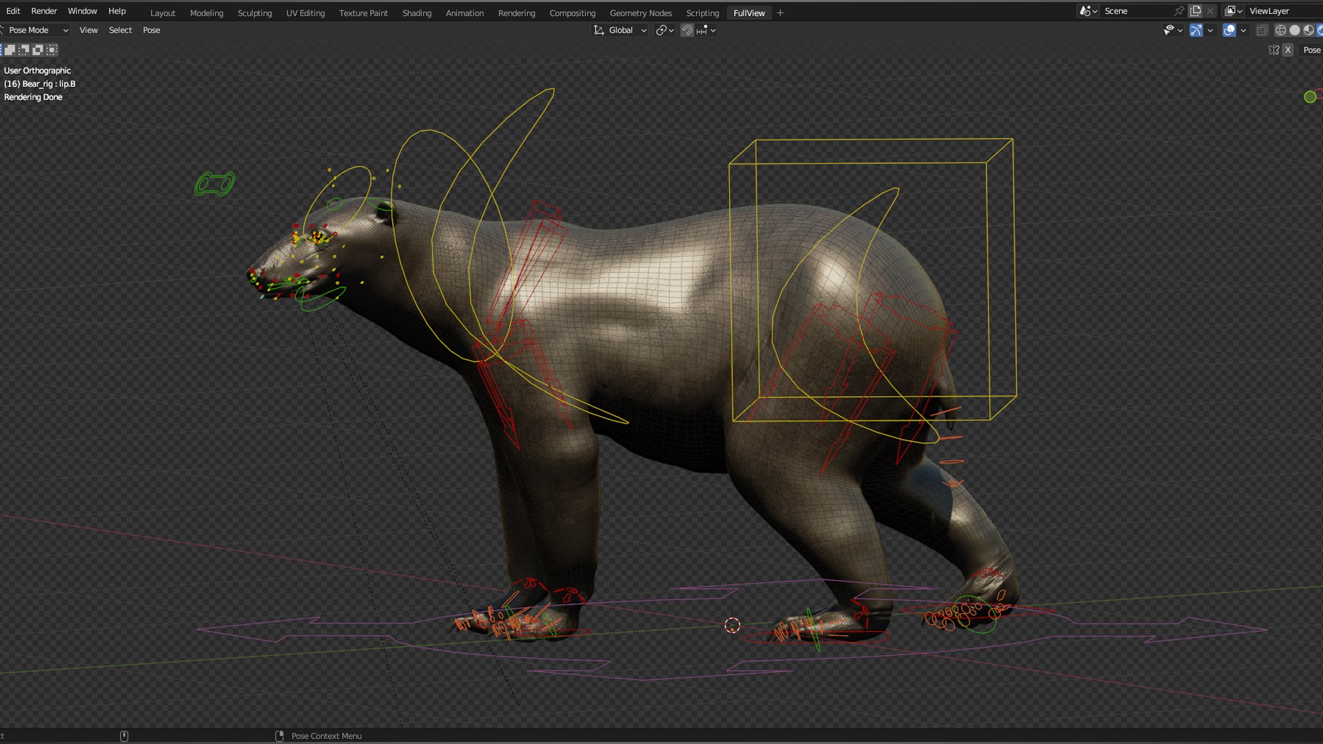 Polar Bear Animated 3D Model - TurboSquid 2504371