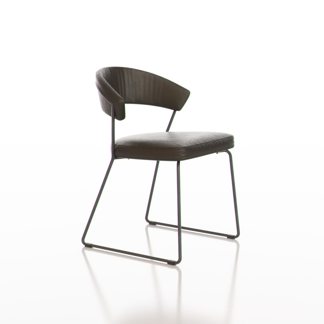 3d calligaris new york metal chair model
