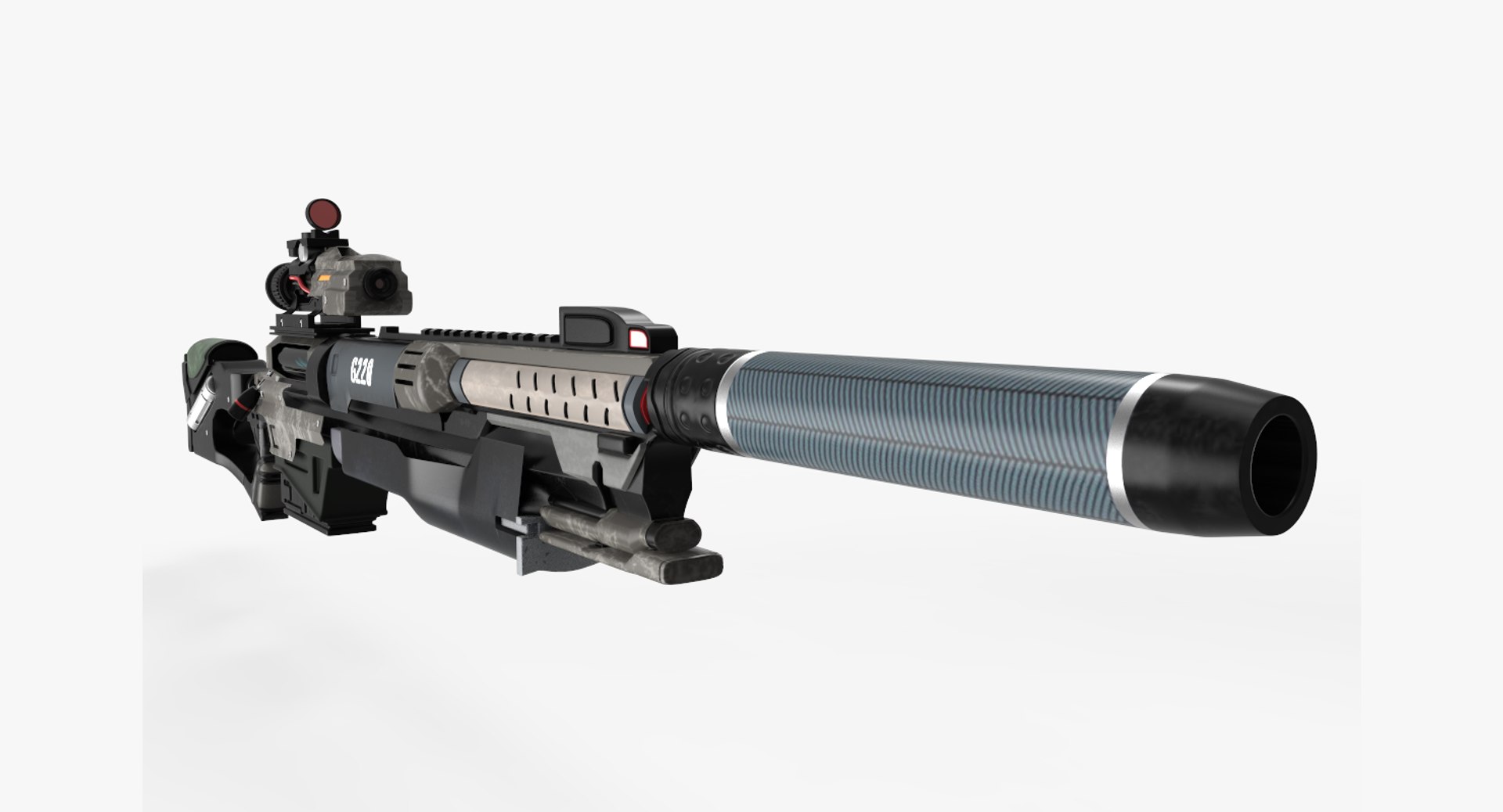 3D Sniper Rifle - TurboSquid 1241242